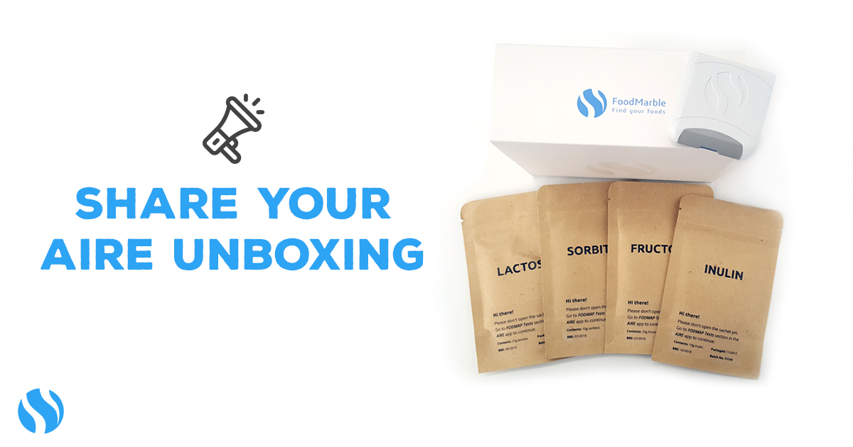 Unboxing AIRE, the personal digestive tracker! - FoodMarble Blog
