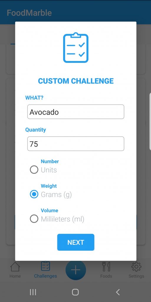 Custom Food Challenges with your FoodMarble AIRE - FoodMarble Blog